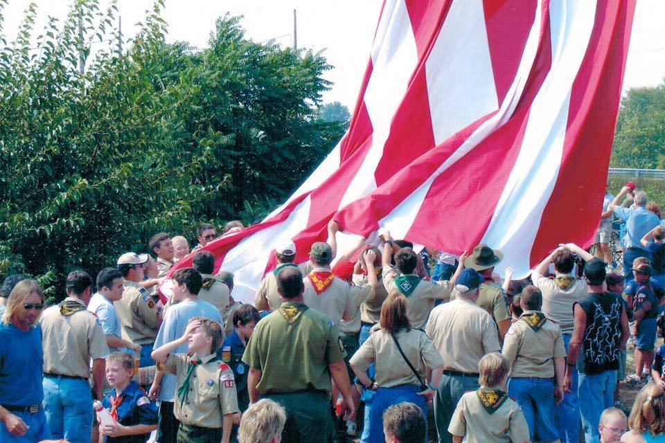 History of the Flags of Freedom on I-80 | Princeton, Illinois